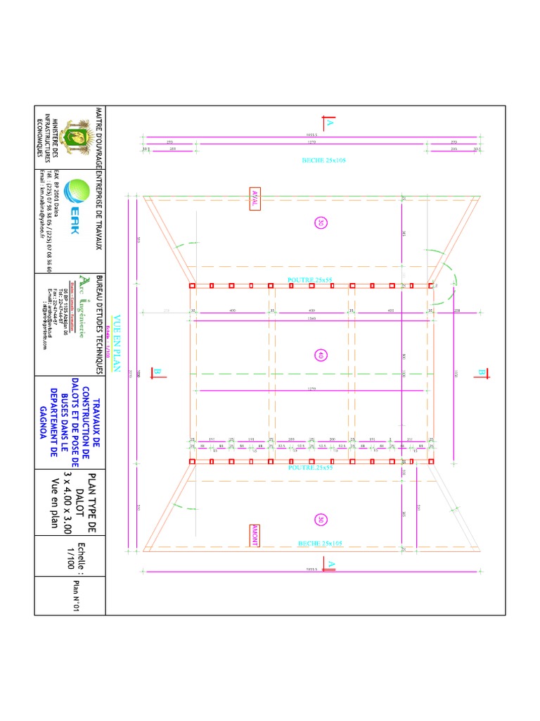 DALOT 3x400x300 - Vue en Plan | PDF