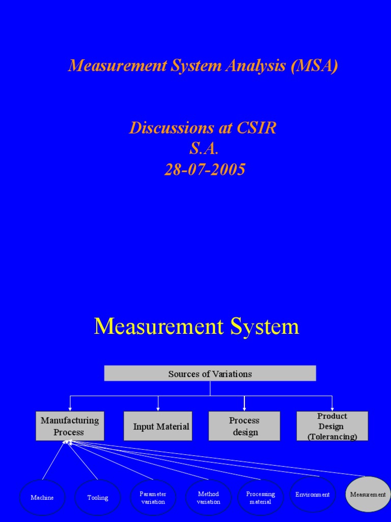 MSA in ISO/TS 16949:2002 Audits | PDF | Calibration | Specification ...