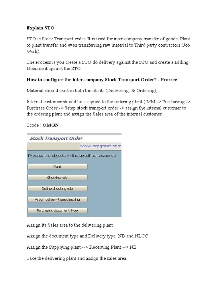 STO Document | PDF | Invoice | Debits And Credits