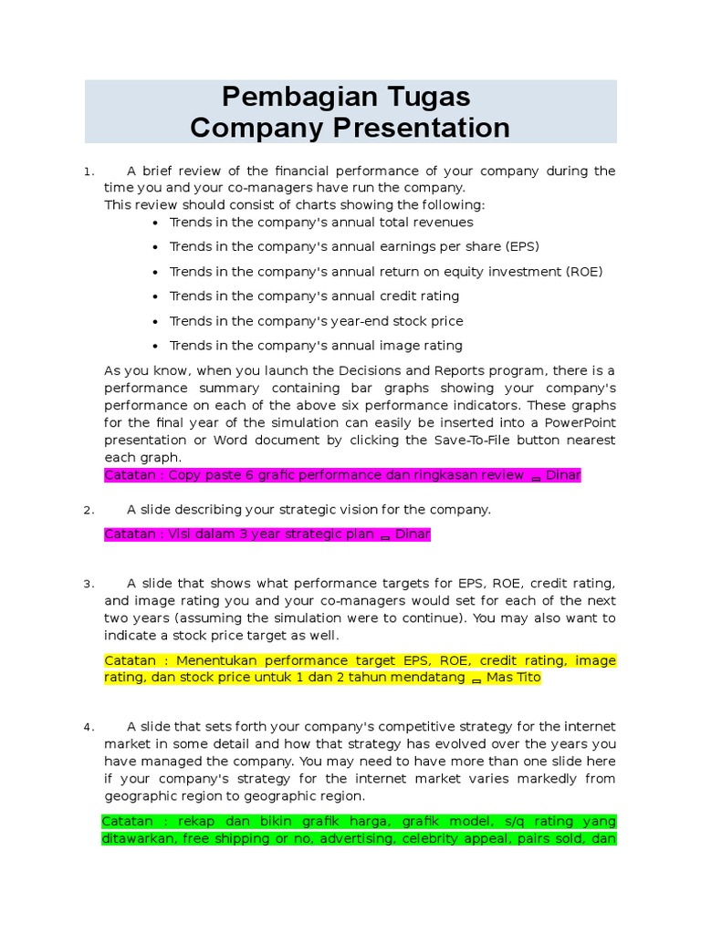 Company Presentation | PDF | Market (Economics) | Business Economics