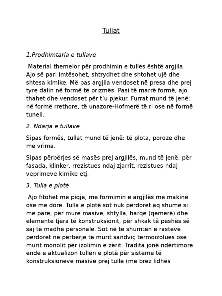 Tullat | PDF