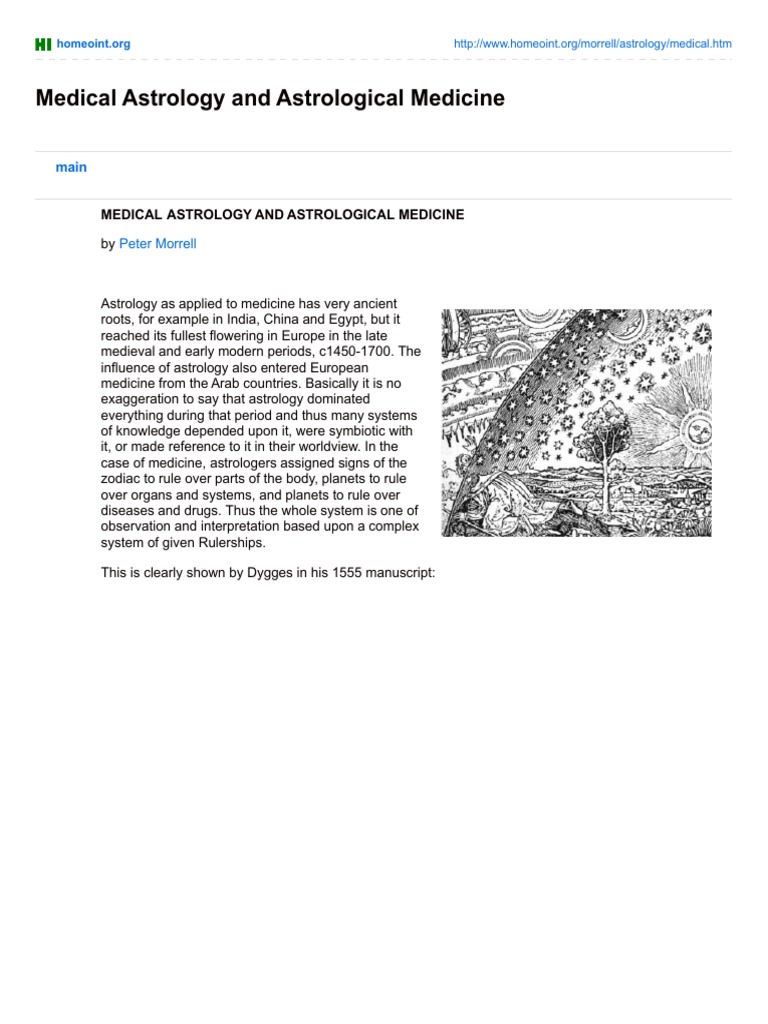Medical Astrology Insights | PDF | Planets In Astrology | Medicine