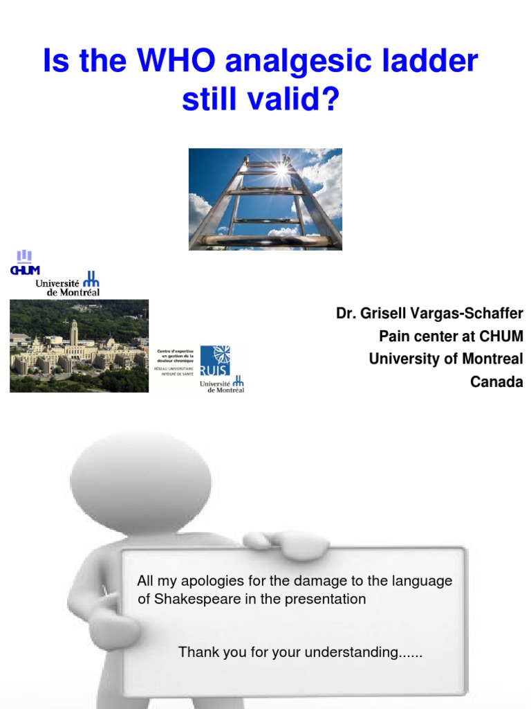 Who Analgesic Ladder | PDF | Analgesic | Pain Management