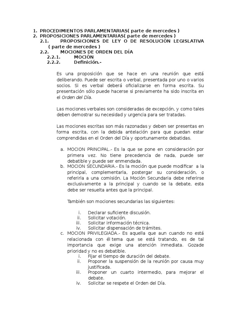 Mociones de Orden Del Día | Instituciones gubernamentales | Justicia