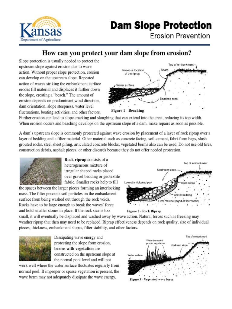 Slope Protection | PDF | Erosion | Dam