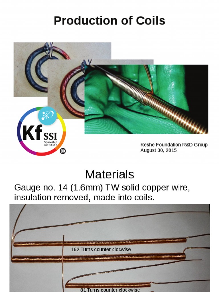 Coil Production Step by Step - 10-30-15 | PDF