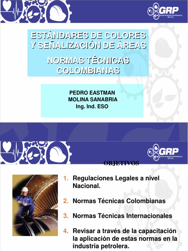 Normas Tecnicas Colombianas para Señalizacion y Codigos de Colores ...