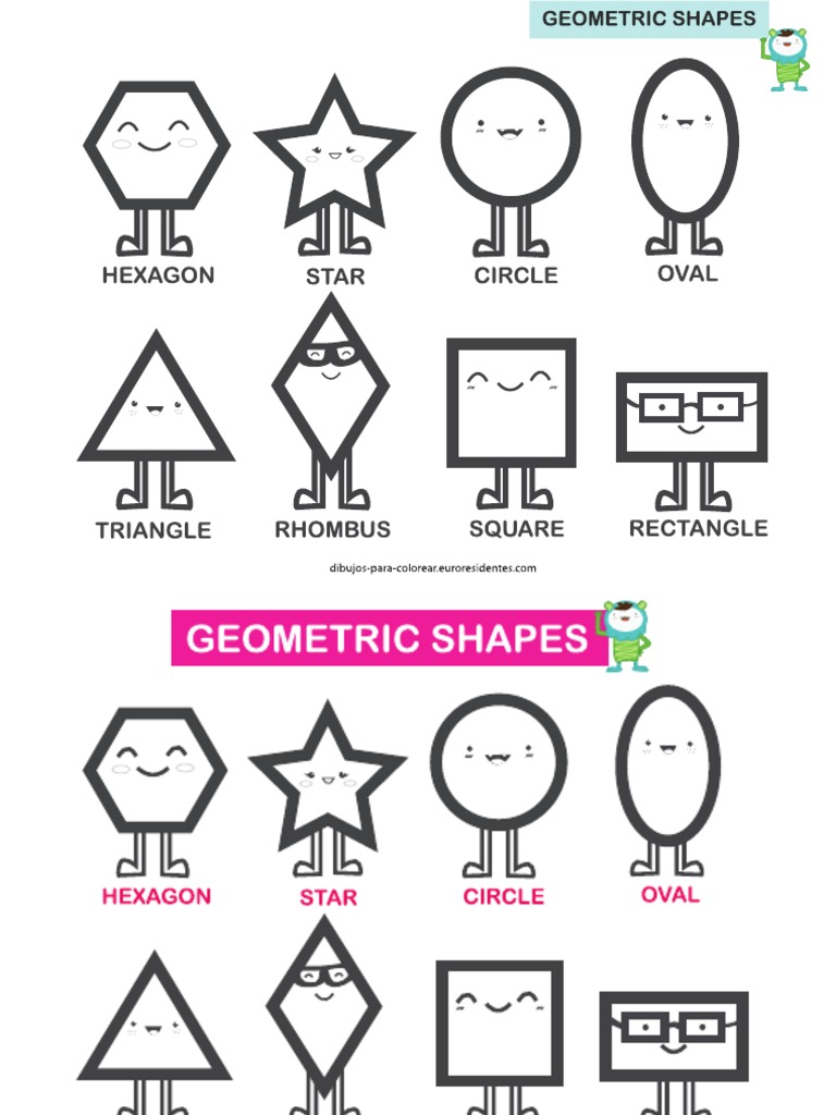 Aprender Formas Geometricas Ingles | PDF