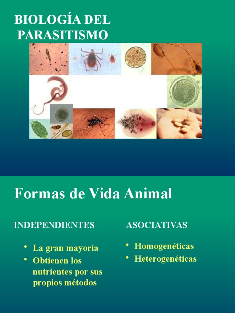 Biologia del Parasitismo.pptx | Parasitismo | Simbiosis