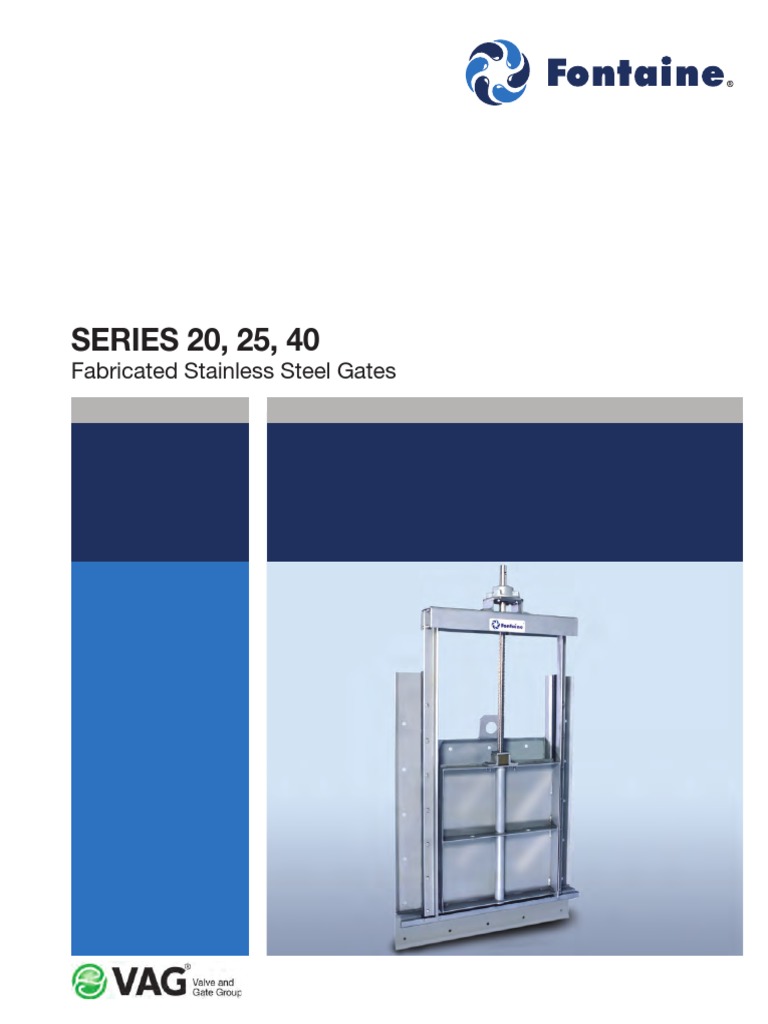 Fontaine Stainless Steel Gates 0514 | Valve | Stainless Steel