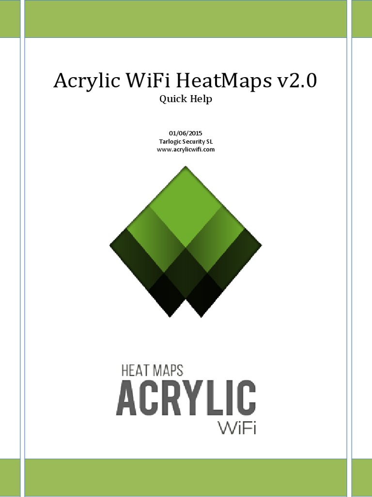 Quick Help Acrylic WiFi HeatMaps-V2.0 (ENG) | PDF | Wi Fi | Surveillance