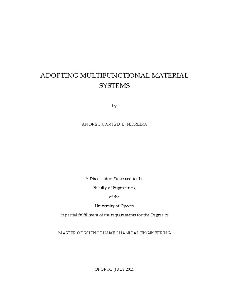 Adopting Multifunctional Material Systems | PDF | Composite Material ...
