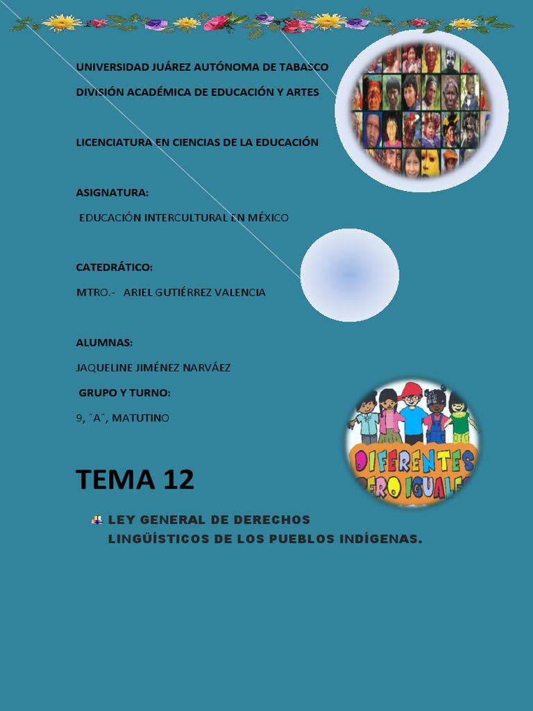 12.resumen Ley General de Los Derechos Linguisticos | PDF | Gente ...