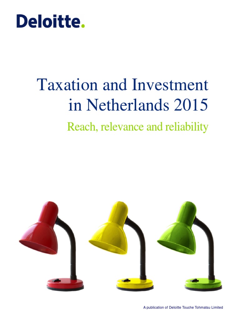 Tax Netherlands Guide 2015 | Corporate Tax | Capital Gains Tax