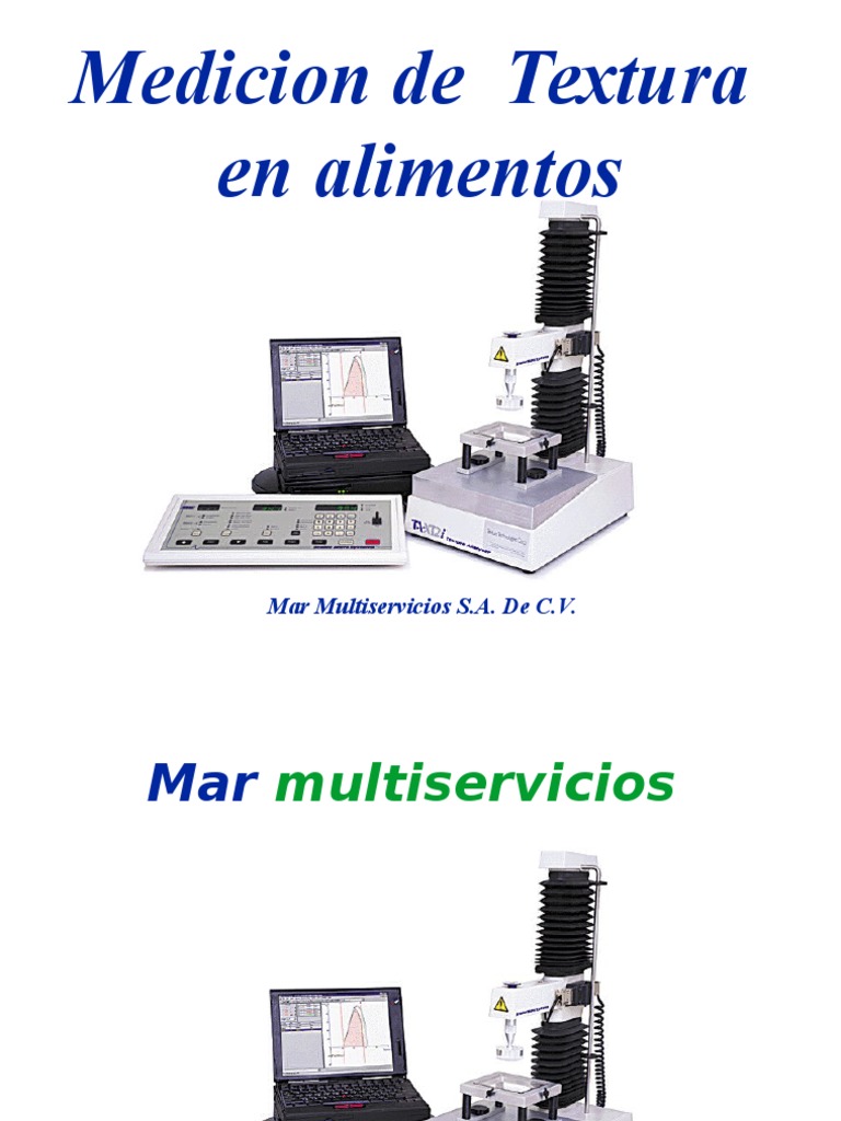 Texturometro | PDF | Fuerza | Ciencia de los materiales
