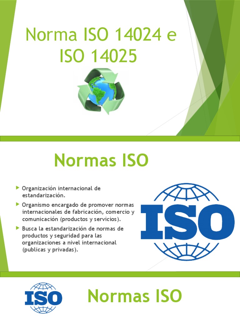 ISO 14024 y 14025 | PDF | Organización internacional para la ...