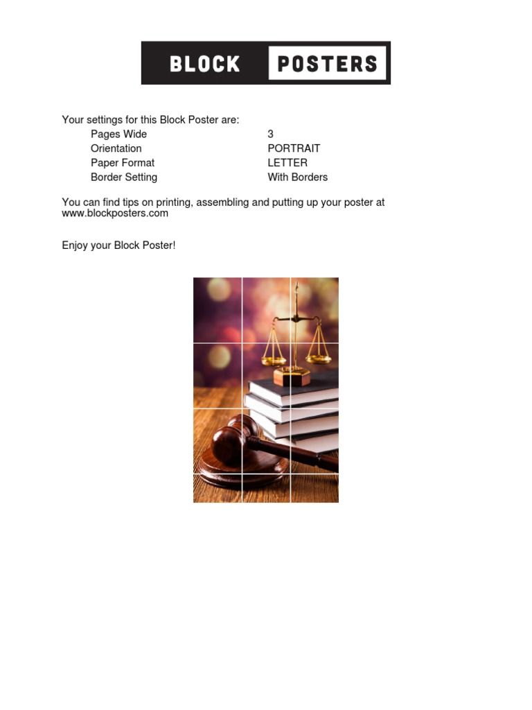 Create Your Block Poster | PDF | Career & Growth | Home & Garden