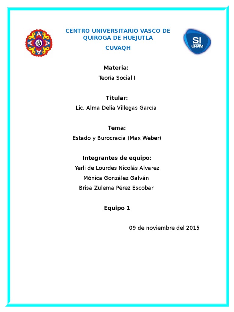 Estado y Burocracia de Max Weber | PDF | Burocracia | Max Weber