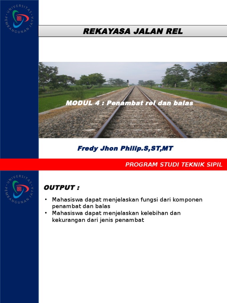 Modul 4 Penambat Rel Dan Balas | PDF