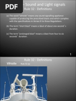 Rule 27: NUC and Maneuvering Signals | PDF | Anchor | Underwater Diving