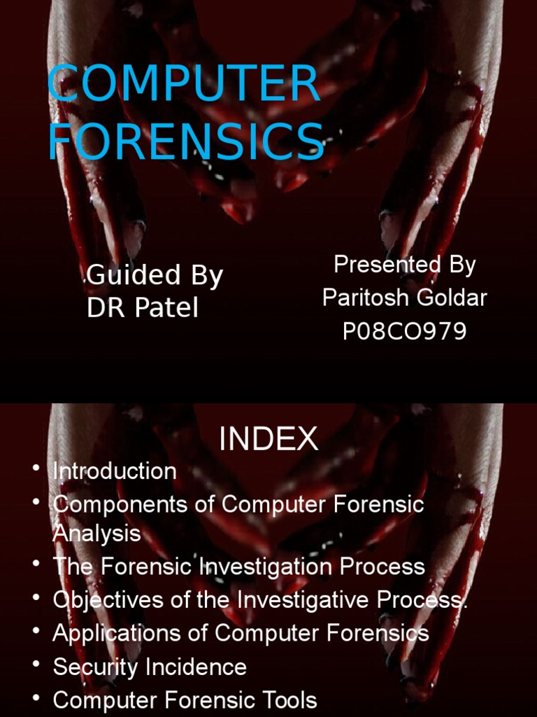 Computer Forensics | PDF | Computer Forensics | Digital Forensics