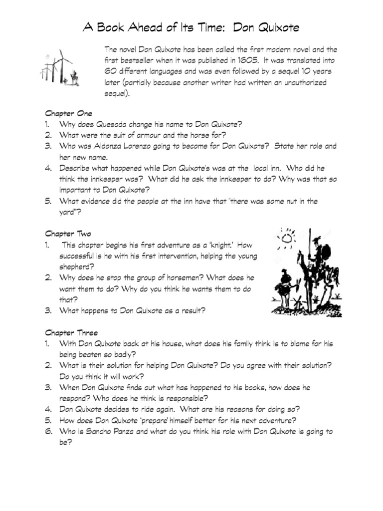 A Book Ahead of Its Time Don Quixote | PDF | Don Quixote