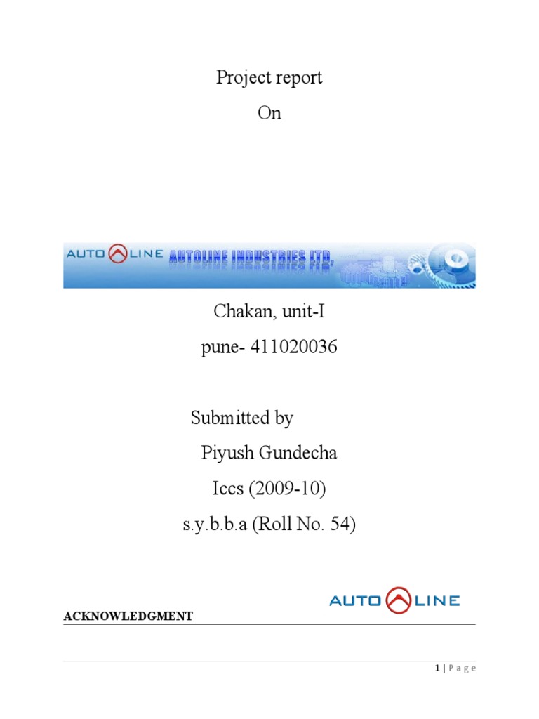 AutoLine Industries Ltd. | PDF | Steel | Motor Vehicle Manufacturers