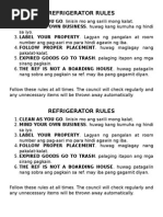 House Rules | PDF