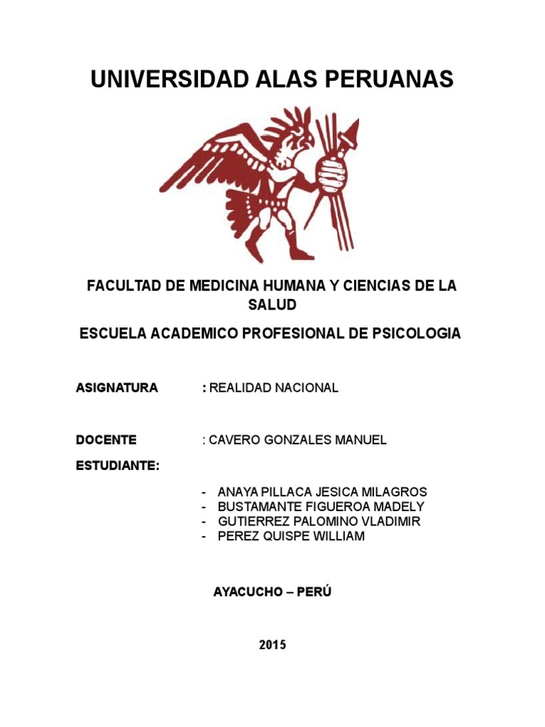 Caratula Uap | PDF | Salud y bienestar | Medicina