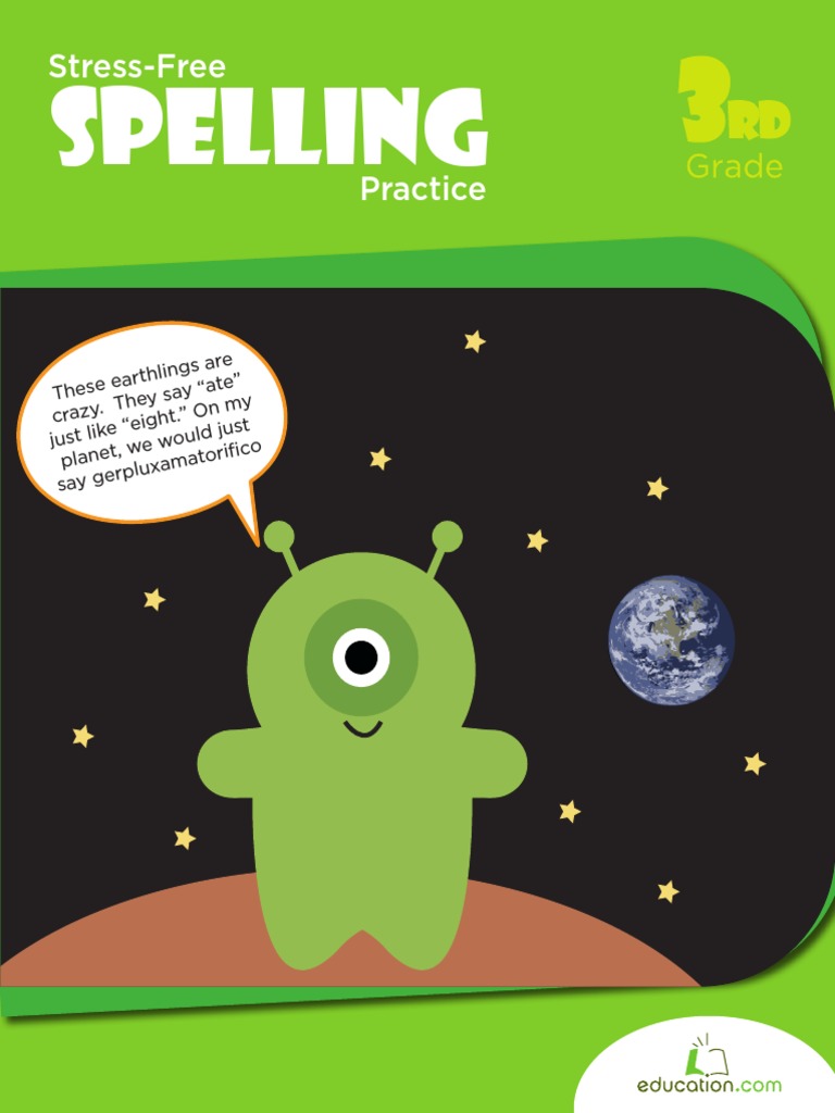 Stress Free Spelling Practice Workbook | PDF | Syllable | Consonant