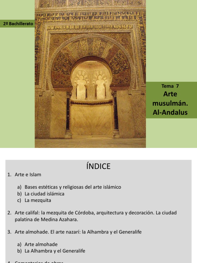 Al ándalus Presentación Pdf Al Andalus Mezquita