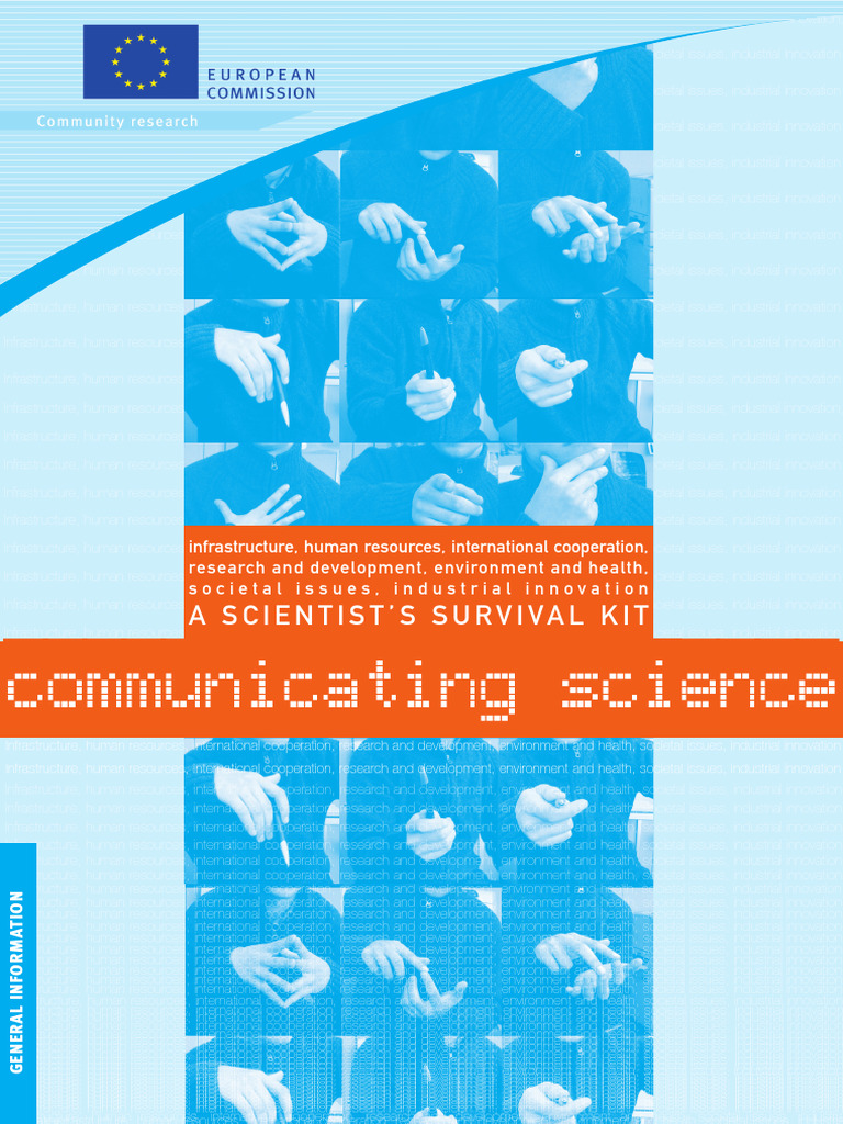 Communicating Science - "A SCIENTIST'S SURVIVAL KIT" by Giovanni ...