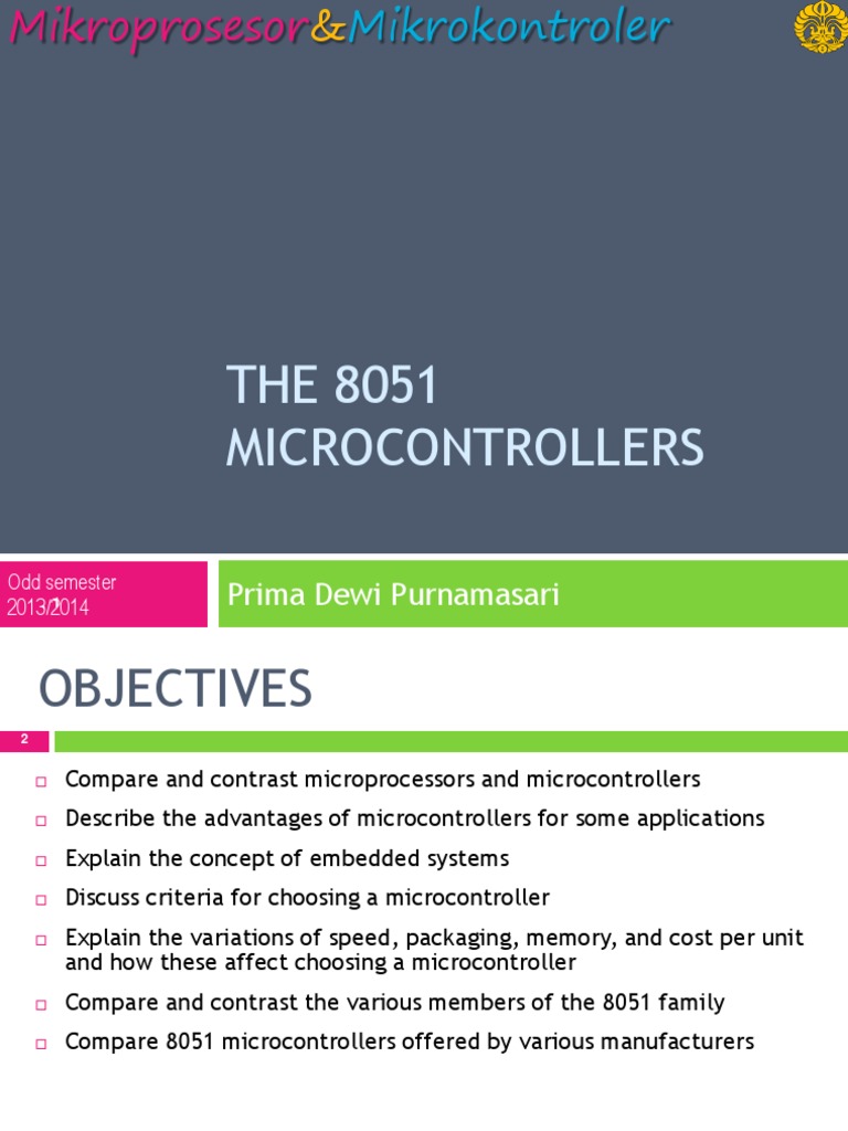 The 8051 Microcontrollers | PDF | Microcontroller | Microprocessor