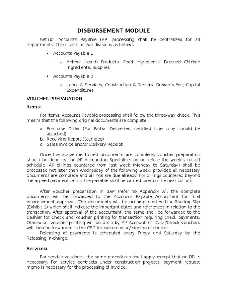 Disbursement Voucher Processing Guide | PDF | Accounts Payable | Voucher