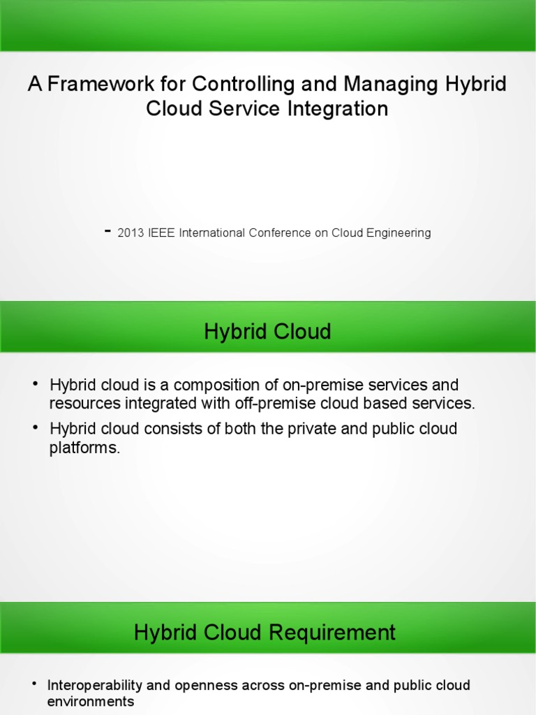 Cloud PPT: A Framework For Controlling and Managing Hybrid Cloud ...