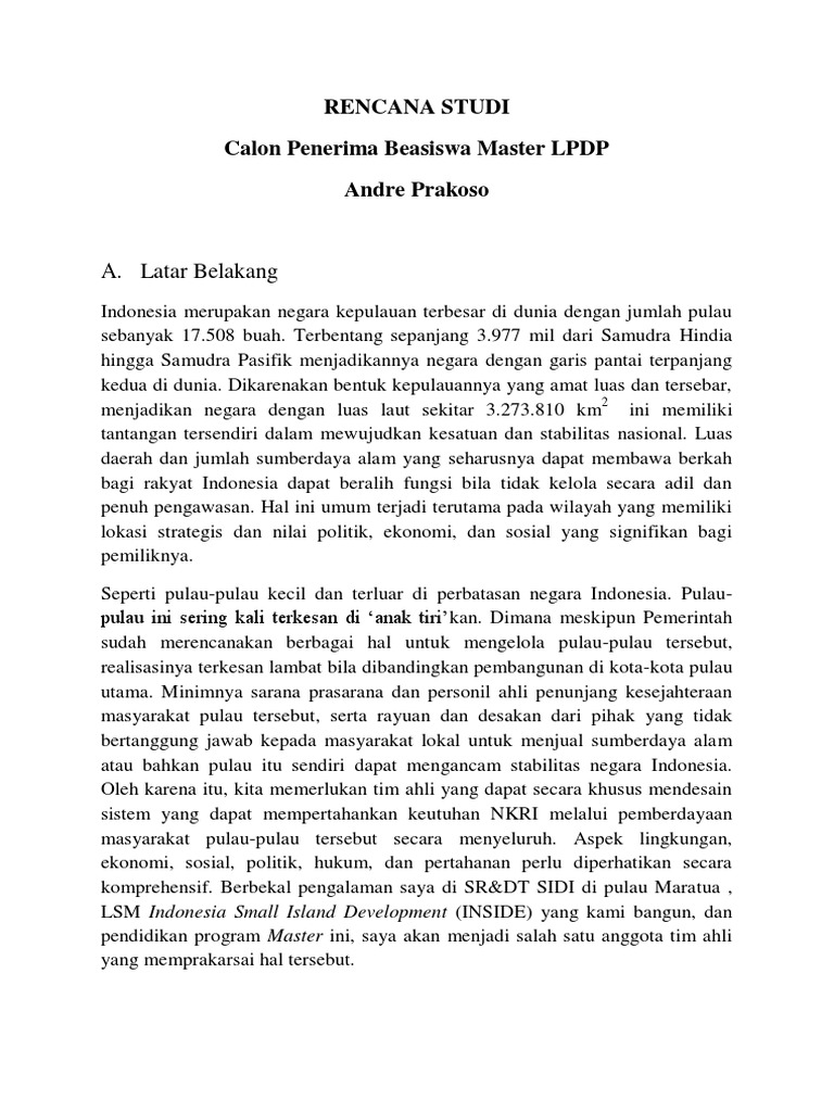 Rencana Studi | PDF | Politik | Perjalanan