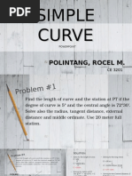 Simple Curve Calculation Example | PDF | Teaching Methods & Materials