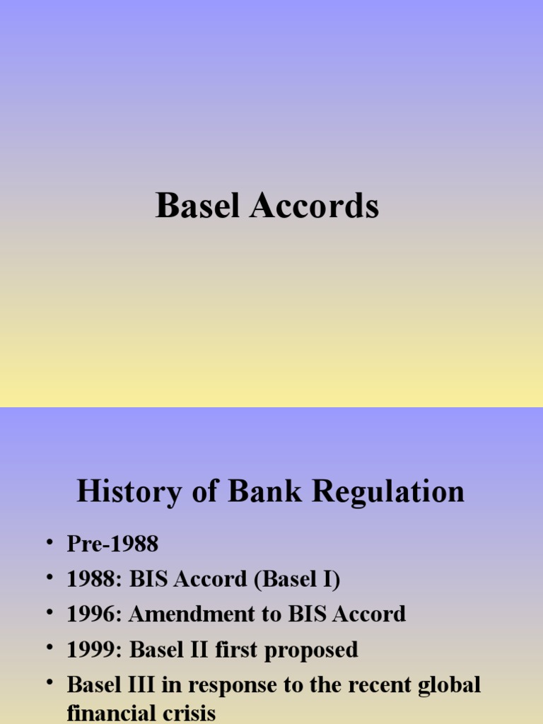 Basel Accords | Basel Ii | Basel Iii | Free 30-day Trial | Scribd