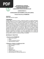 Extracción de ADN - Método CTAB | PDF