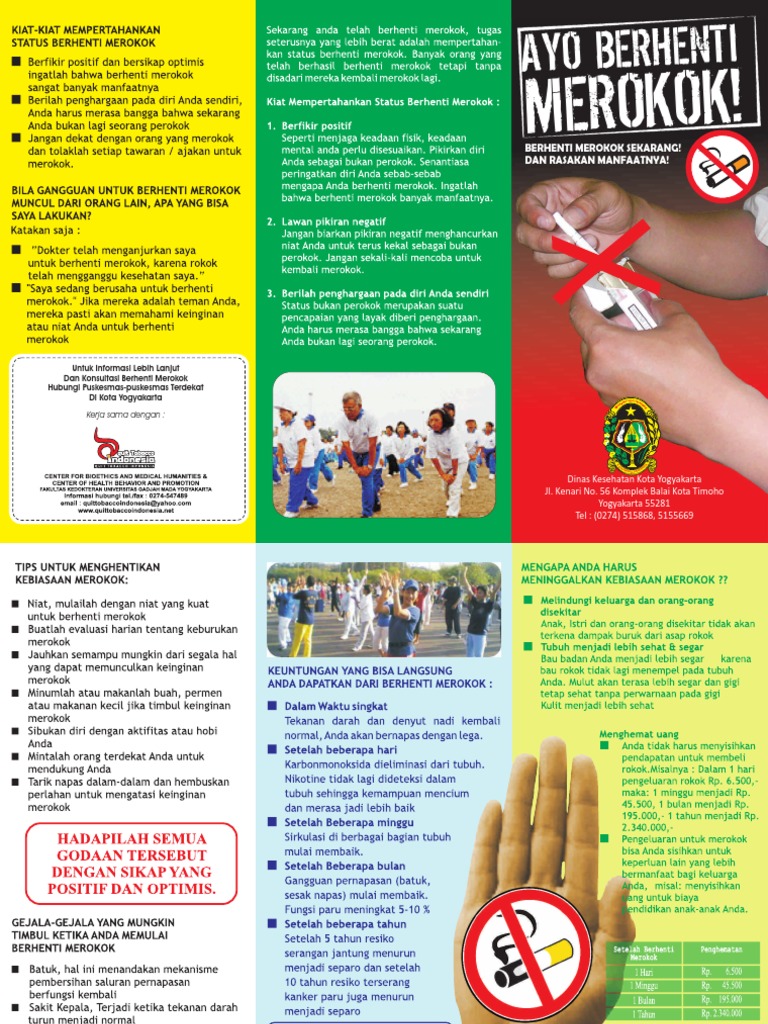 Leaflet Merokok | PDF