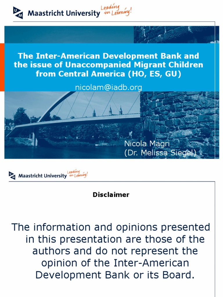 IADB and Migration | PDF | Inter American Development Bank | Immigration