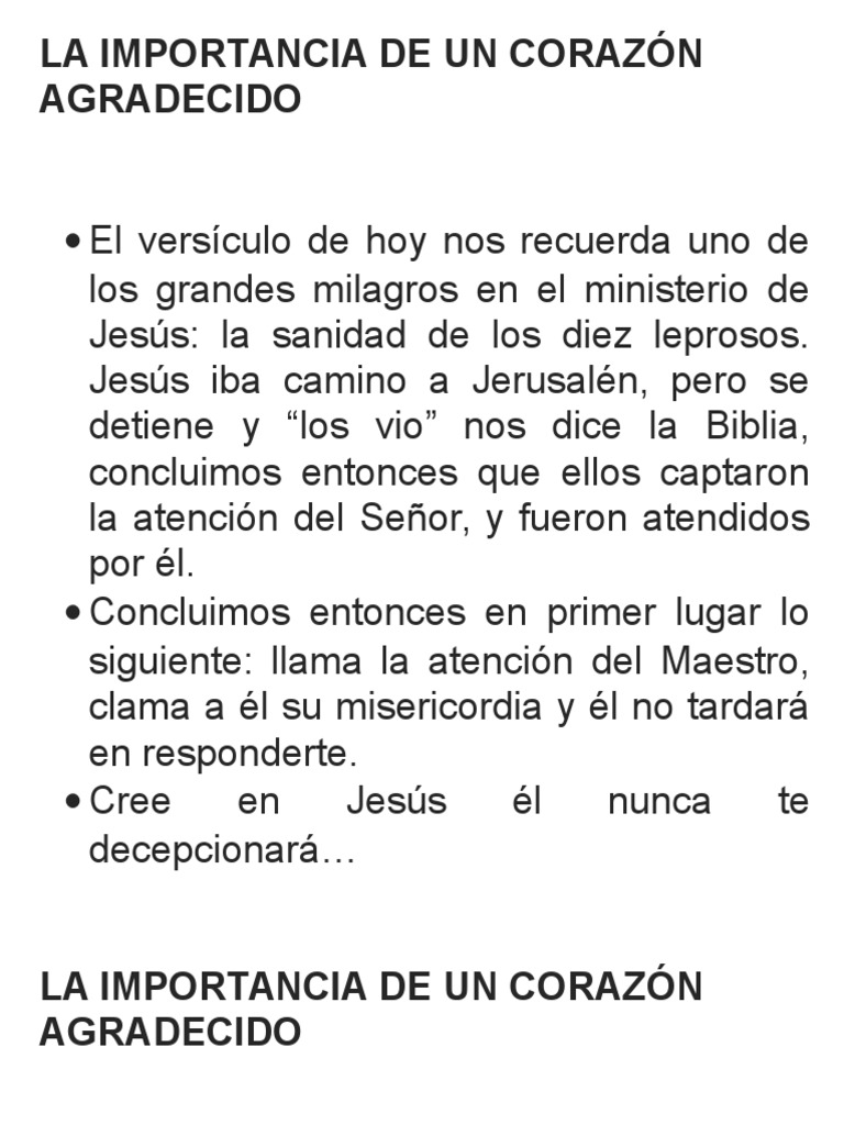 La Actitud Correcta de Un Corazón Agradecido | PDF | Salvación | Jesús