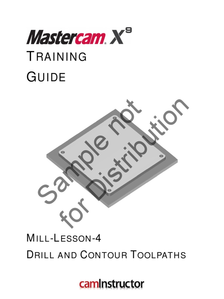 Mill Lesson 4 Sample PDF | PDF | Machine Tool | Drilling