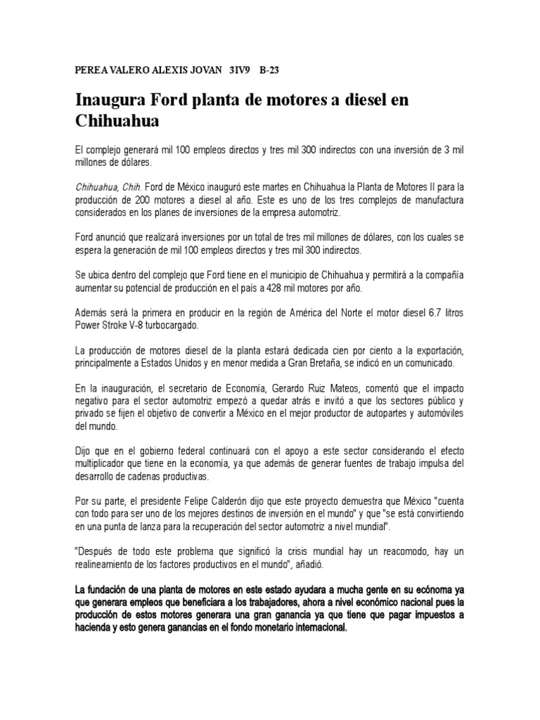 Perea Valero Alexis Jovan 3iv9 B | PDF | México | Producto Interno Bruto