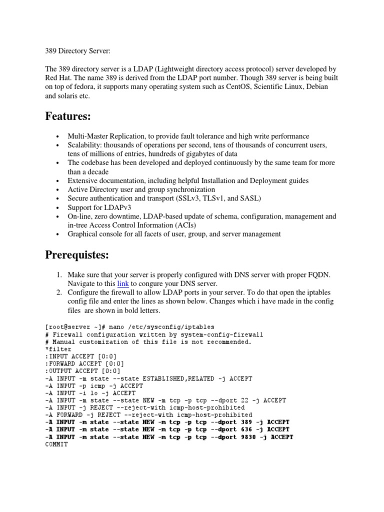 389 Directory Server | PDF | Group Policy | Active Directory