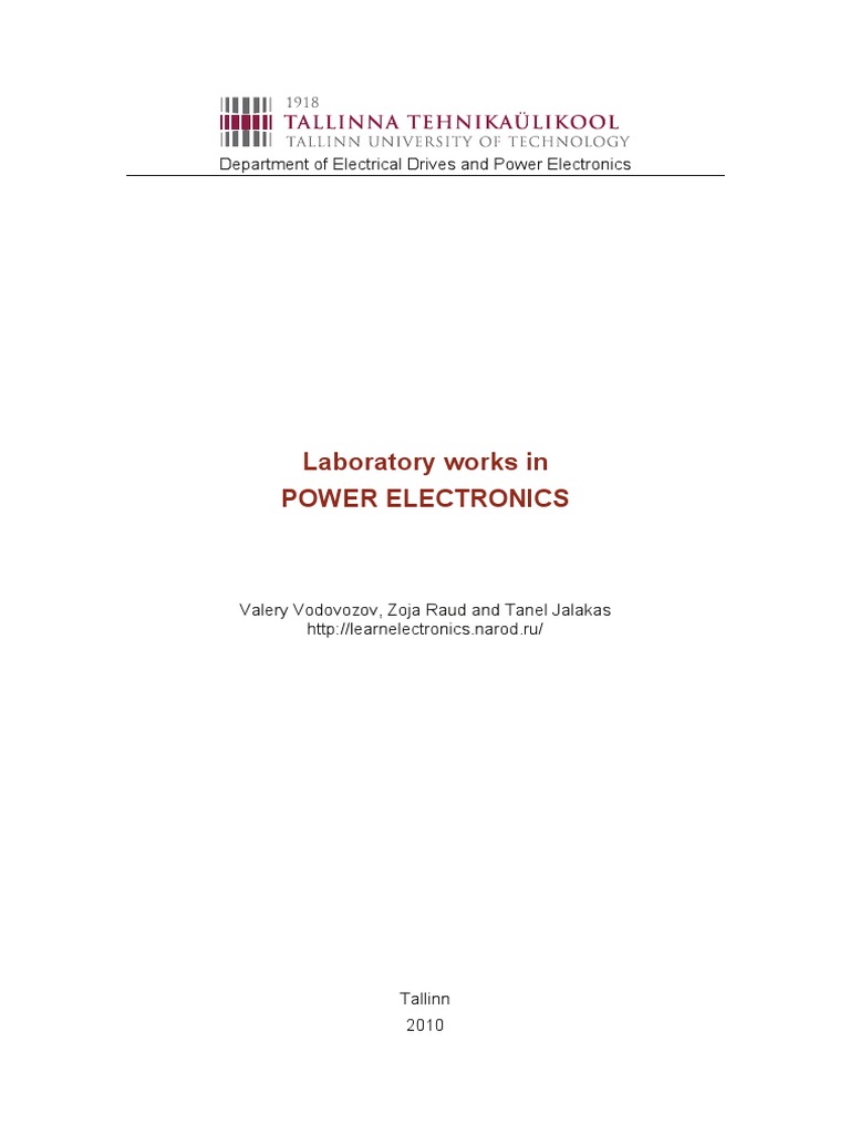 Laboratory Works in Power Electronics | PDF | Rectifier | Inductor