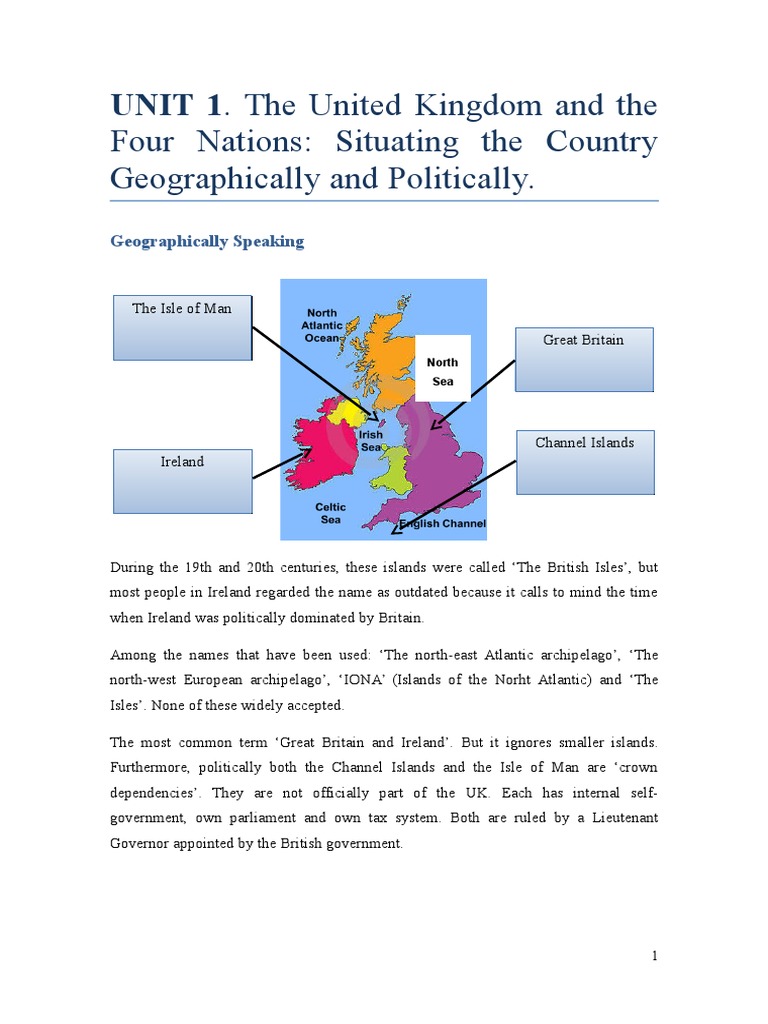 UK Geography and Political History Overview | PDF | Scotland | United ...
