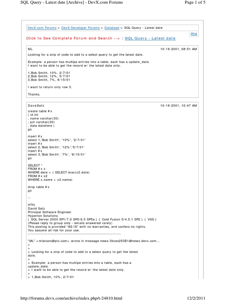 Click To See Complete Forum and Search - : Devx Developer Forums ...