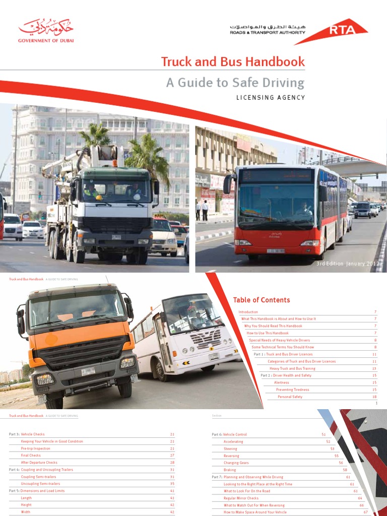 Truck Bus Handbook en | PDF | Semi Trailer Truck | Driving