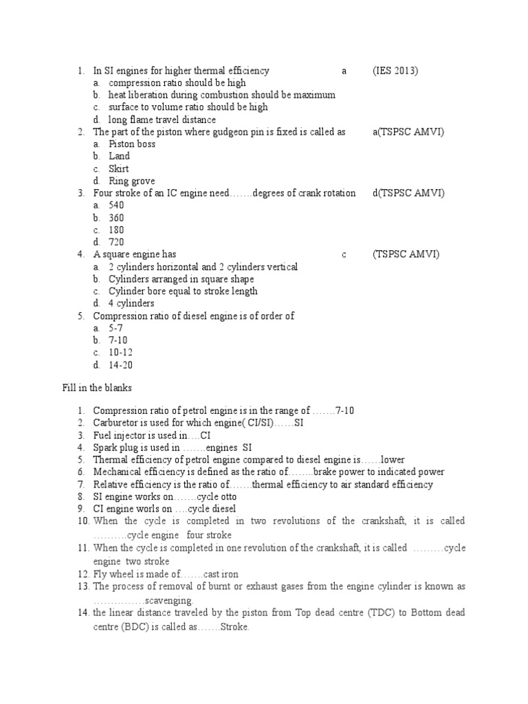 Objective | PDF | Internal Combustion Engine | Diesel Engine